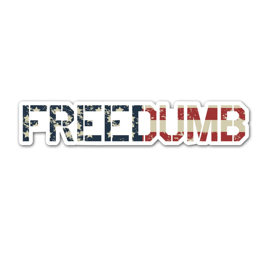 FREEDUMB #1 5"x5" Full Color Vinyl Decal - Etsy