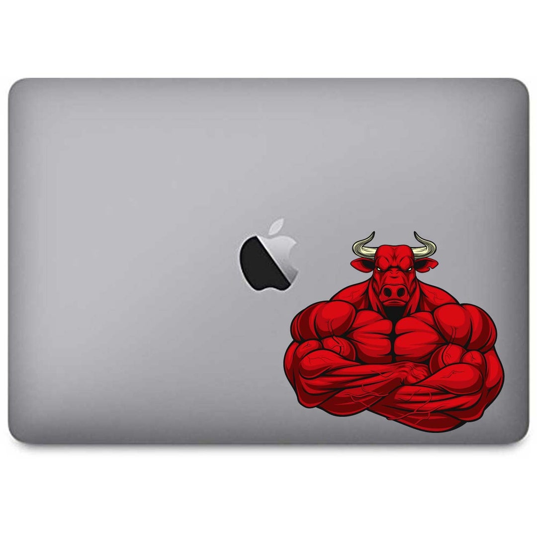Big Buff Bull 5" Vinyl Decal - Etsy