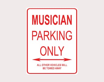 Drummer novelty Sign Parking Signs Drum Sticks Gift - Etsy