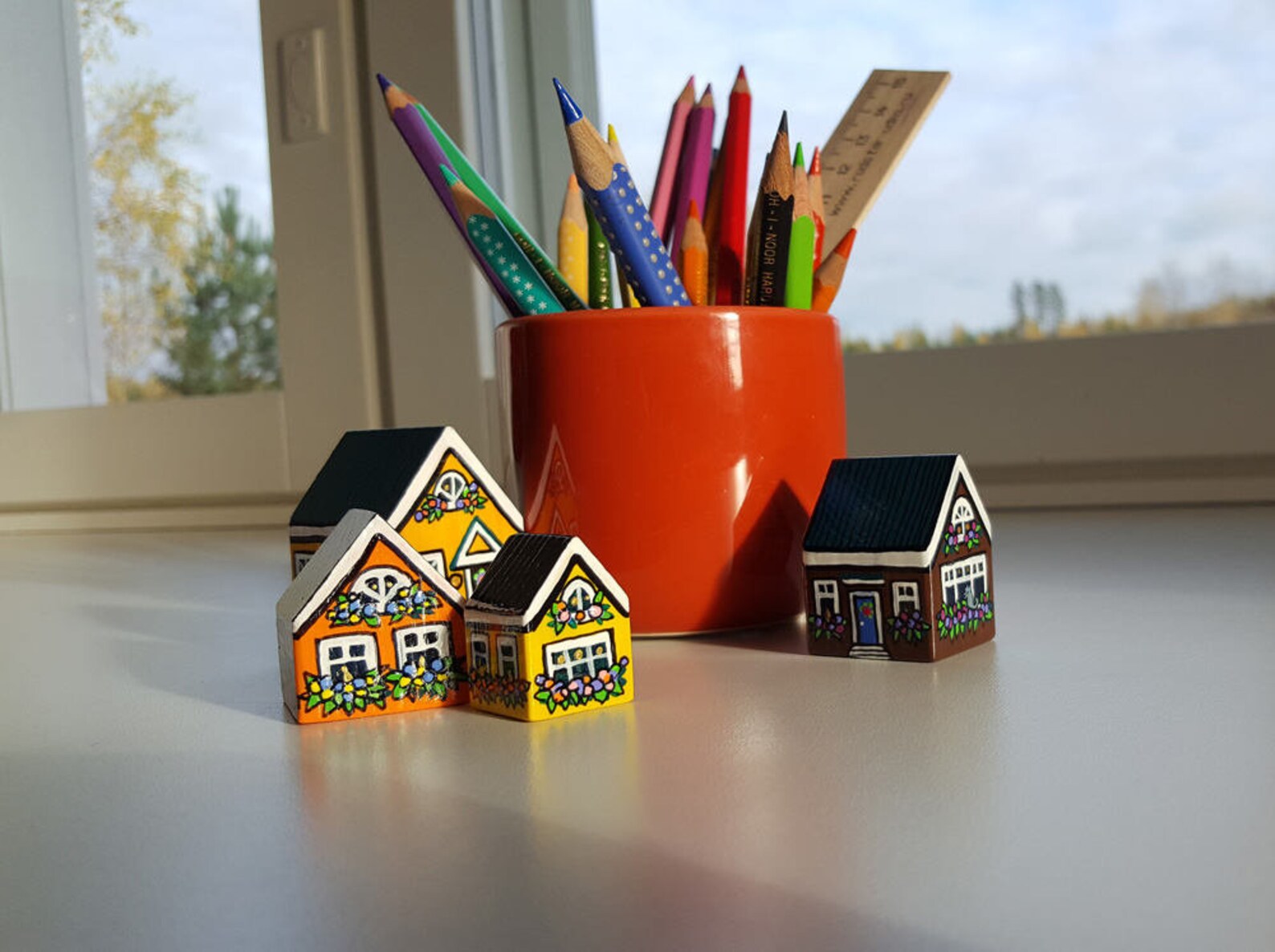 Unique Handmade Small Wooden Houses Decorative Houses for Mom - Etsy