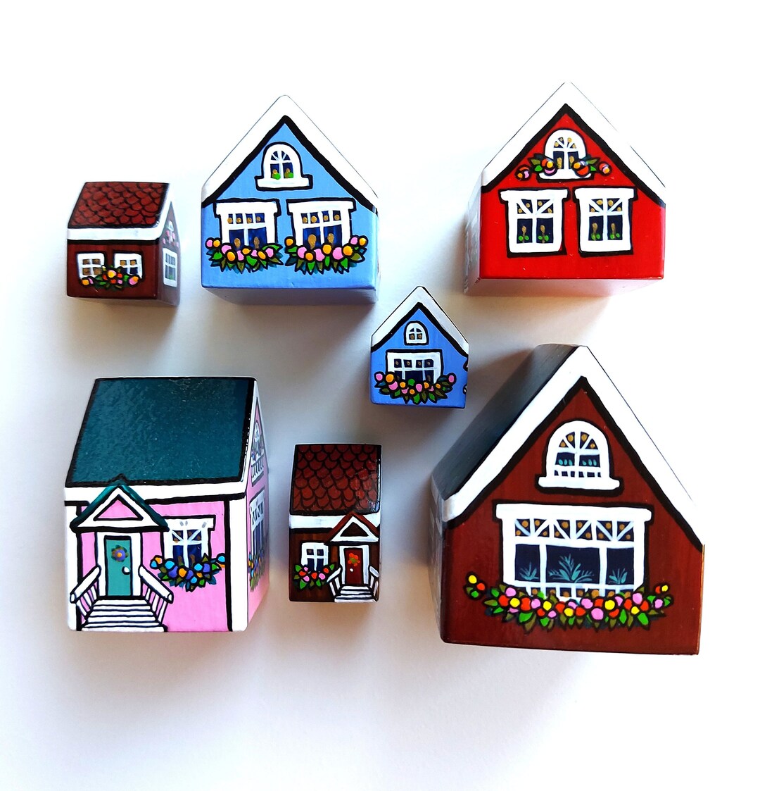 Unique Handmade Small Wooden Houses Decorative Houses for Mom to the ...