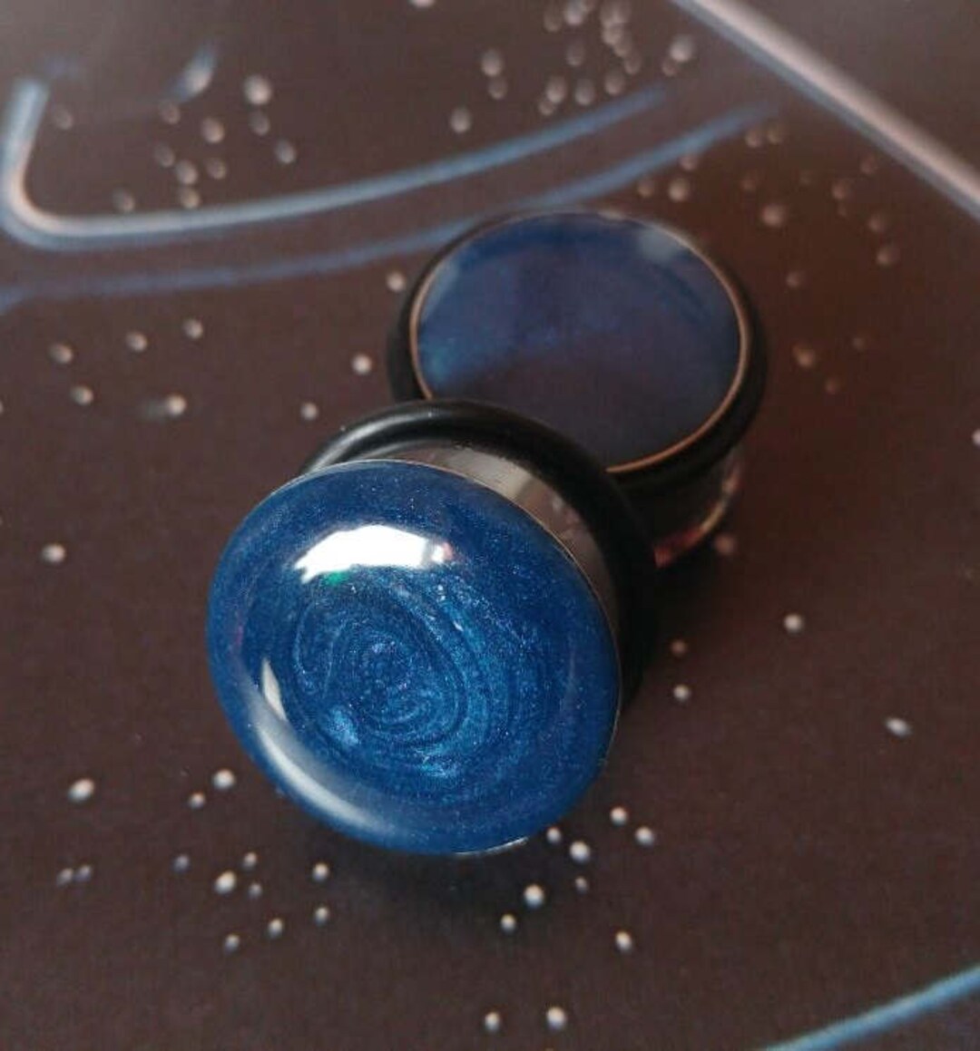 Midnight Nebula Plugs / Gauges 8mm 10mm 12mm 14mm 16mm - Etsy