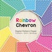 Rainbow Chevron Printable Pattern Paper Set - Etsy