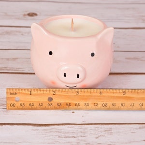 Soy Wax Hand Poured Scented Pig Candle - Etsy