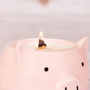 Soy Wax Hand Poured Scented Pig Candle - Etsy