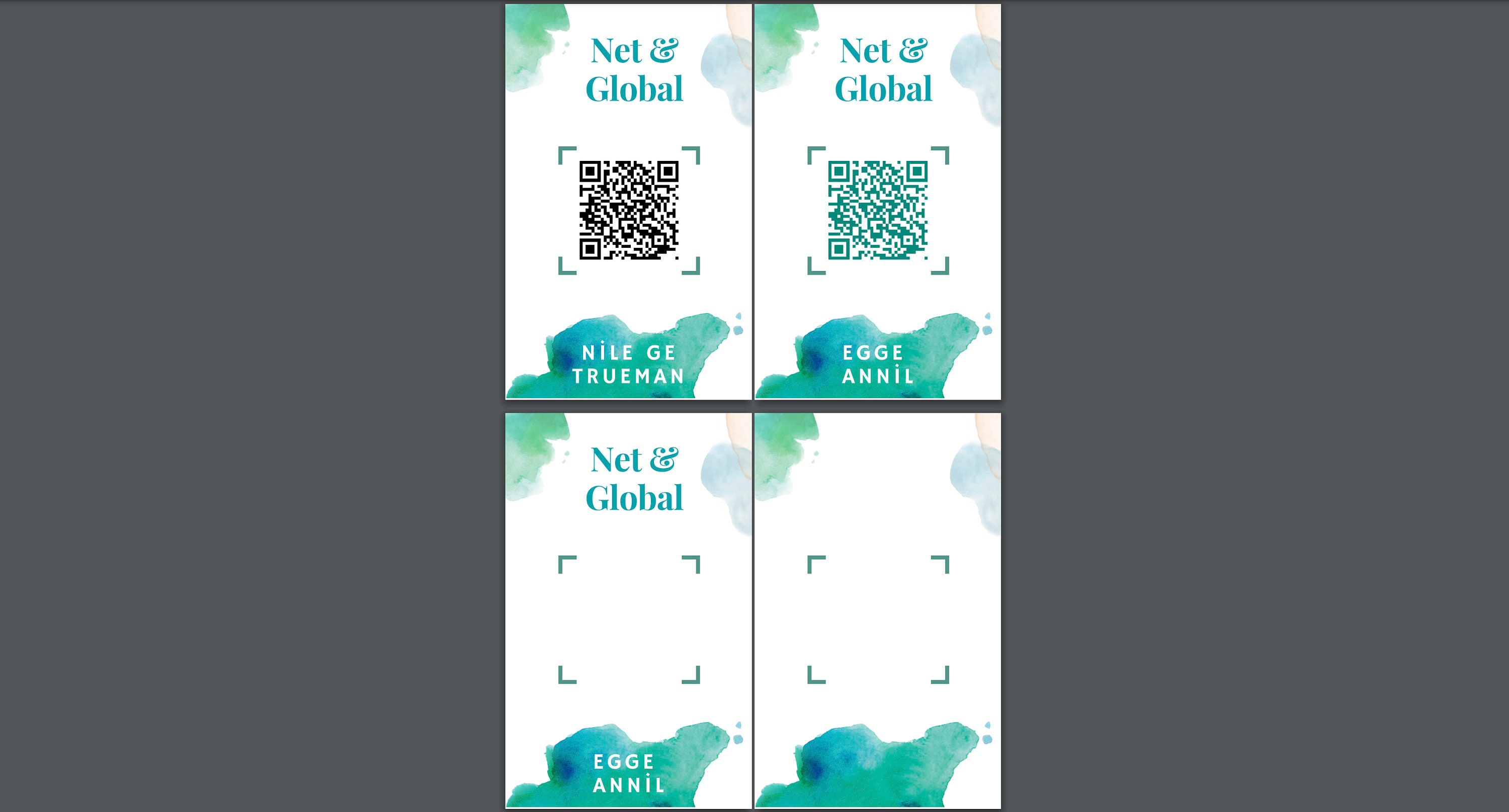 Editable QR Code Badge Template, Printable ID Badge, DIY Custom Badge ...