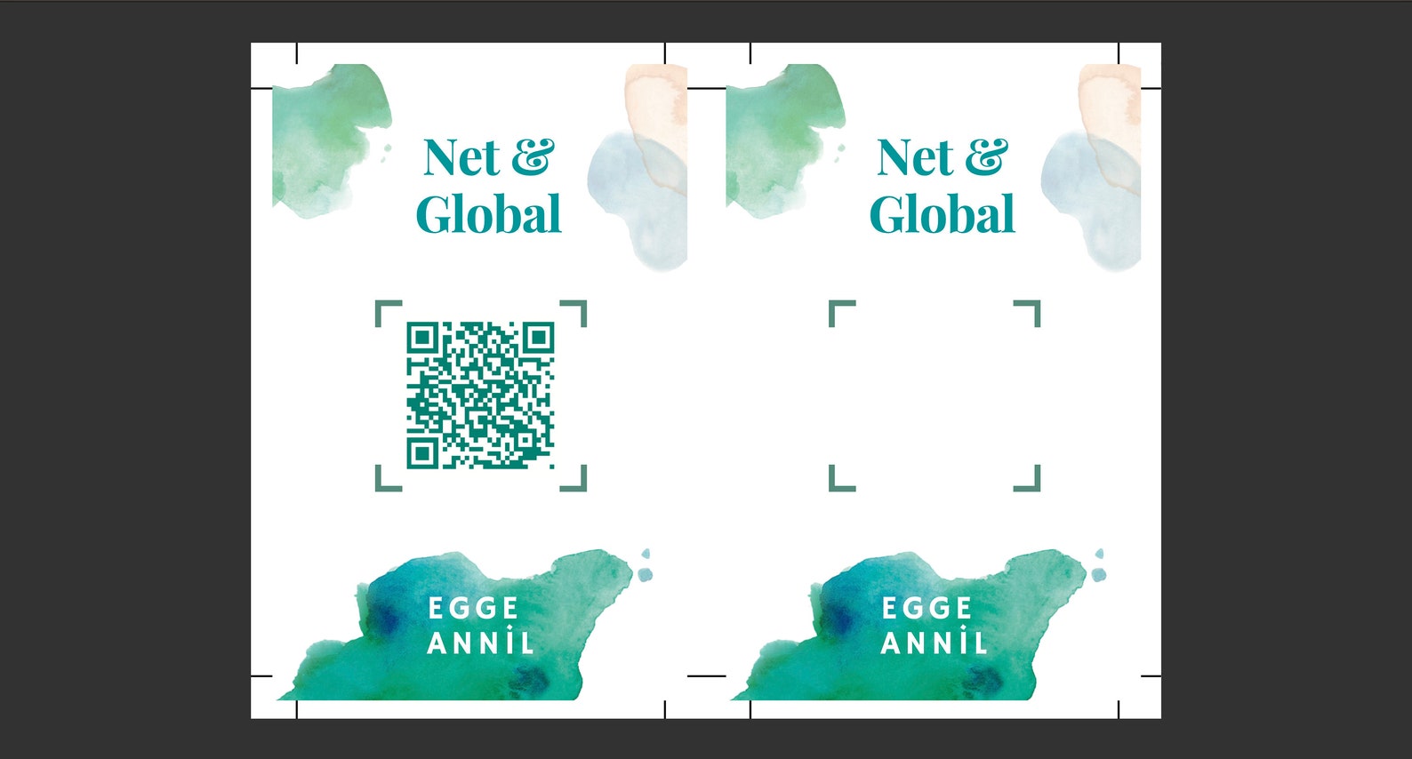 Editable QR Code Badge Template, Printable ID Badge, DIY Custom Badge ...