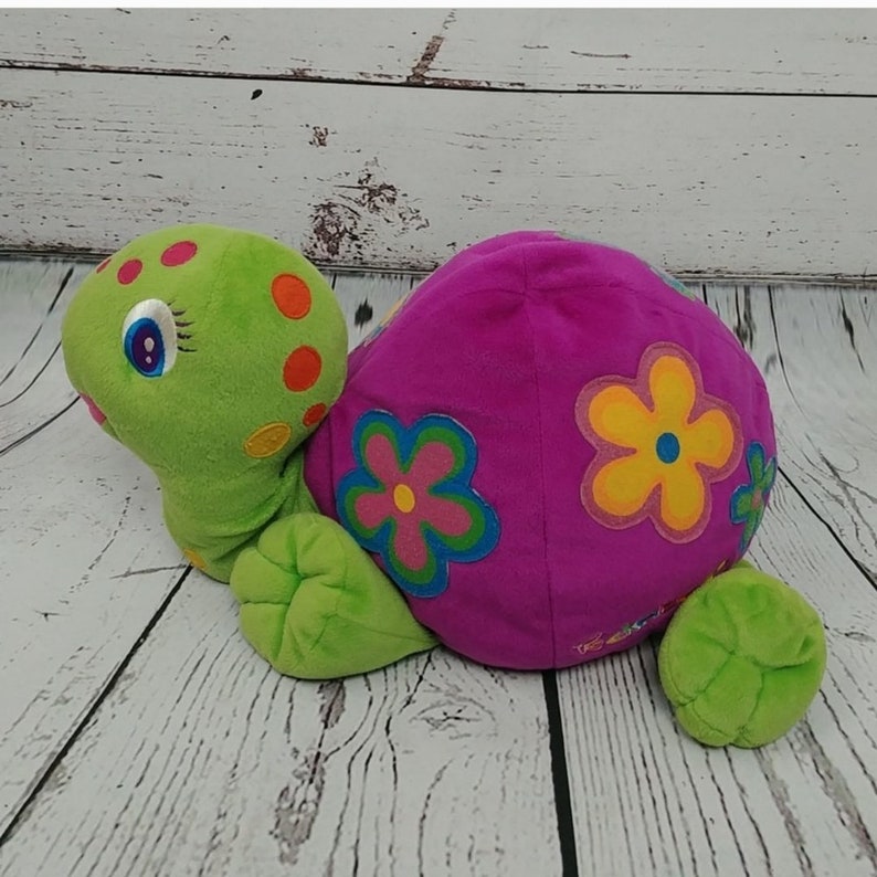 Vintage Lisa Frank Large Turtle Plush - Etsy