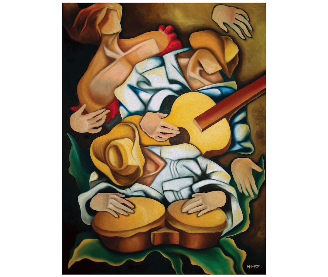 Guateque Painting Art Print Reproduction. Stretched Canvas or Photo ...