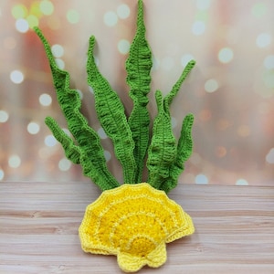 Crochet Aquarium Plant Aponogeton Boivinianus PATTERN Tutorial PDF Reef ...