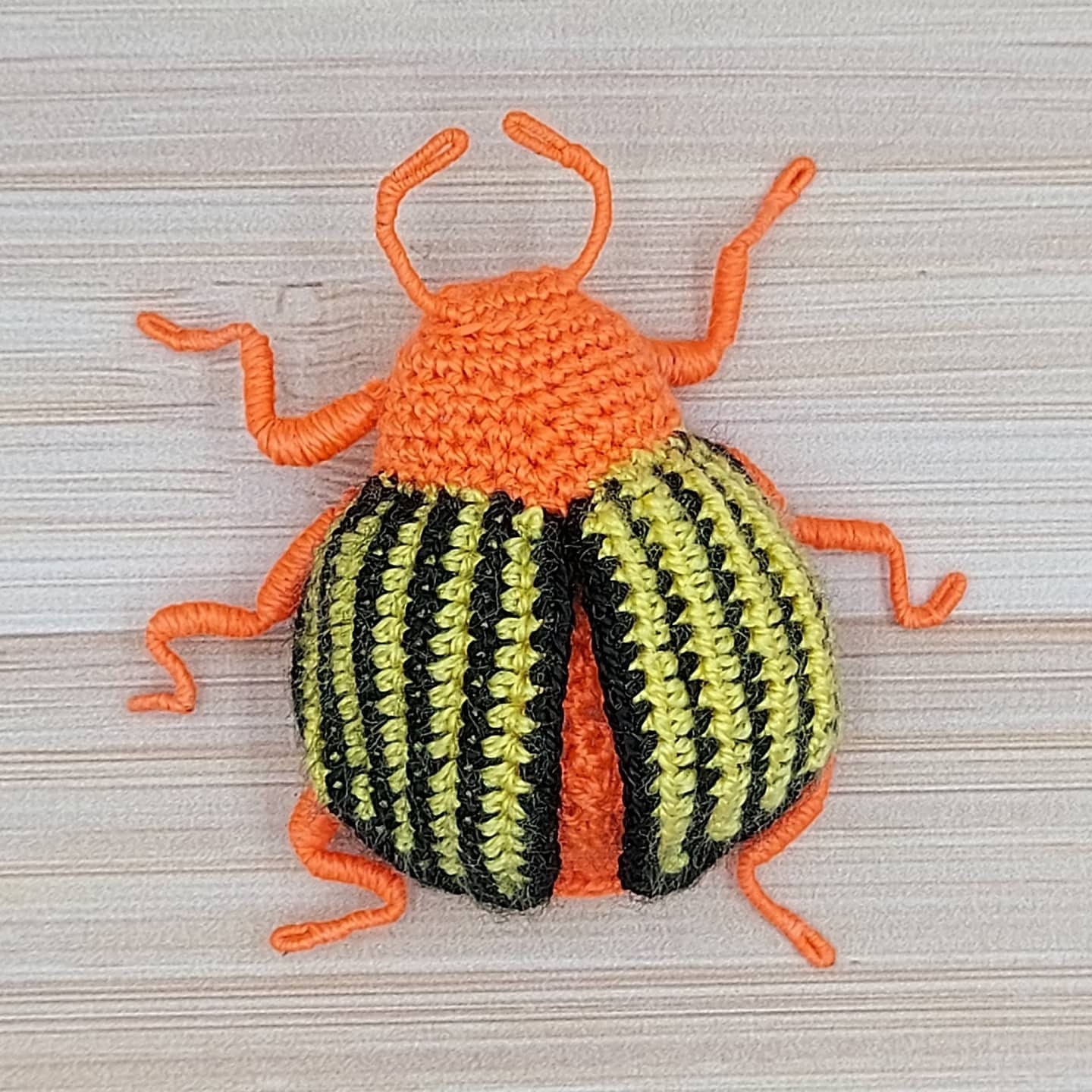 Crochet Colorado Potato Beetle PATTERN in English Tutorial PDF DIY Gift ...