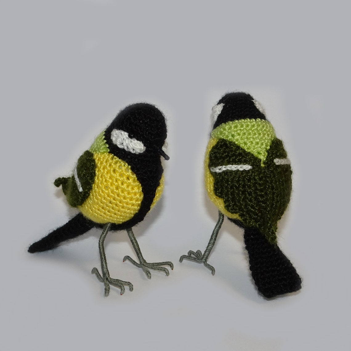 Crochet Realistic Bird Titmouse PATTERN in English Tutorial - Etsy