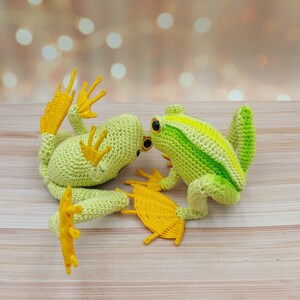 Crochet Ordinary Frog PATTERN Tutorial PDF Realistic Crochet DIY Gift ...