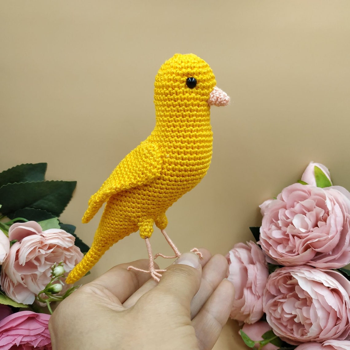 Crochet Canary PATTERN in English Tutorial PDF Bird Crochet DIY Gift ...