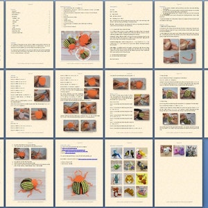 Crochet Colorado Potato Beetle PATTERN in English Tutorial PDF DIY Gift ...