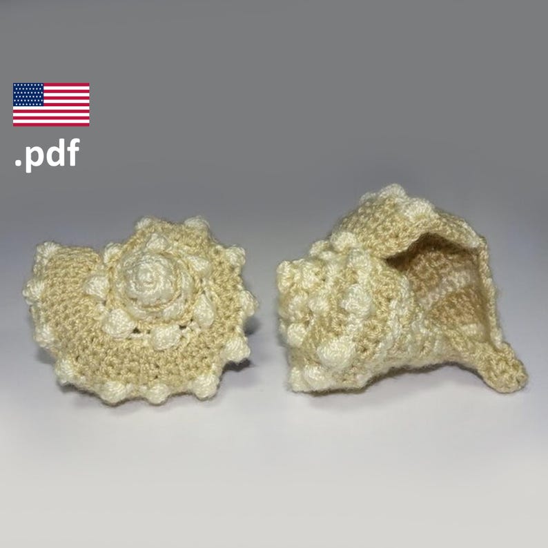 Crochet Rapana Shell Pattern: Realistic Amigurumi Seashell Decor (PDF ...