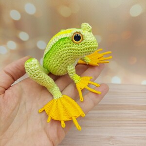 Crochet Ordinary Frog PATTERN Tutorial PDF Realistic Crochet DIY Gift ...