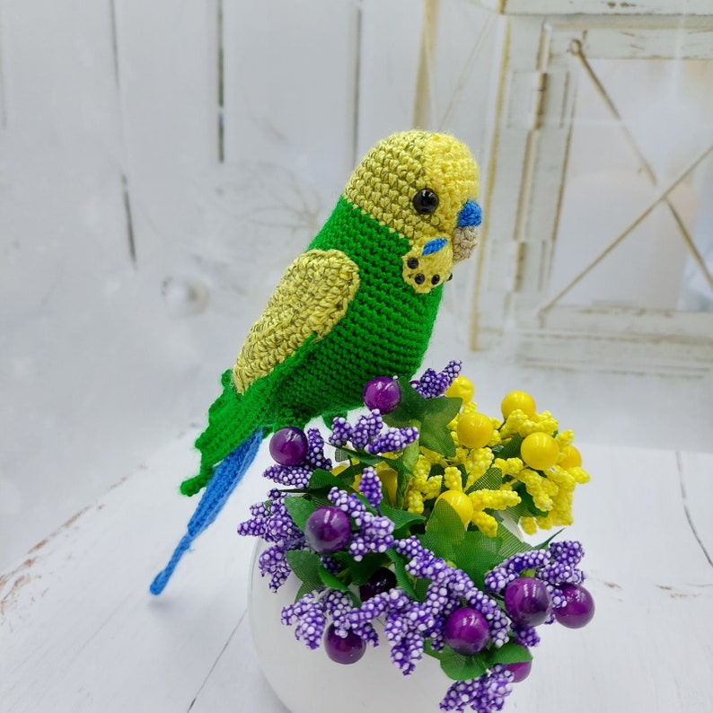 Crochet Budgerigar PATTERN Tutorial PDF Bird Crochet DIY Gift - Etsy
