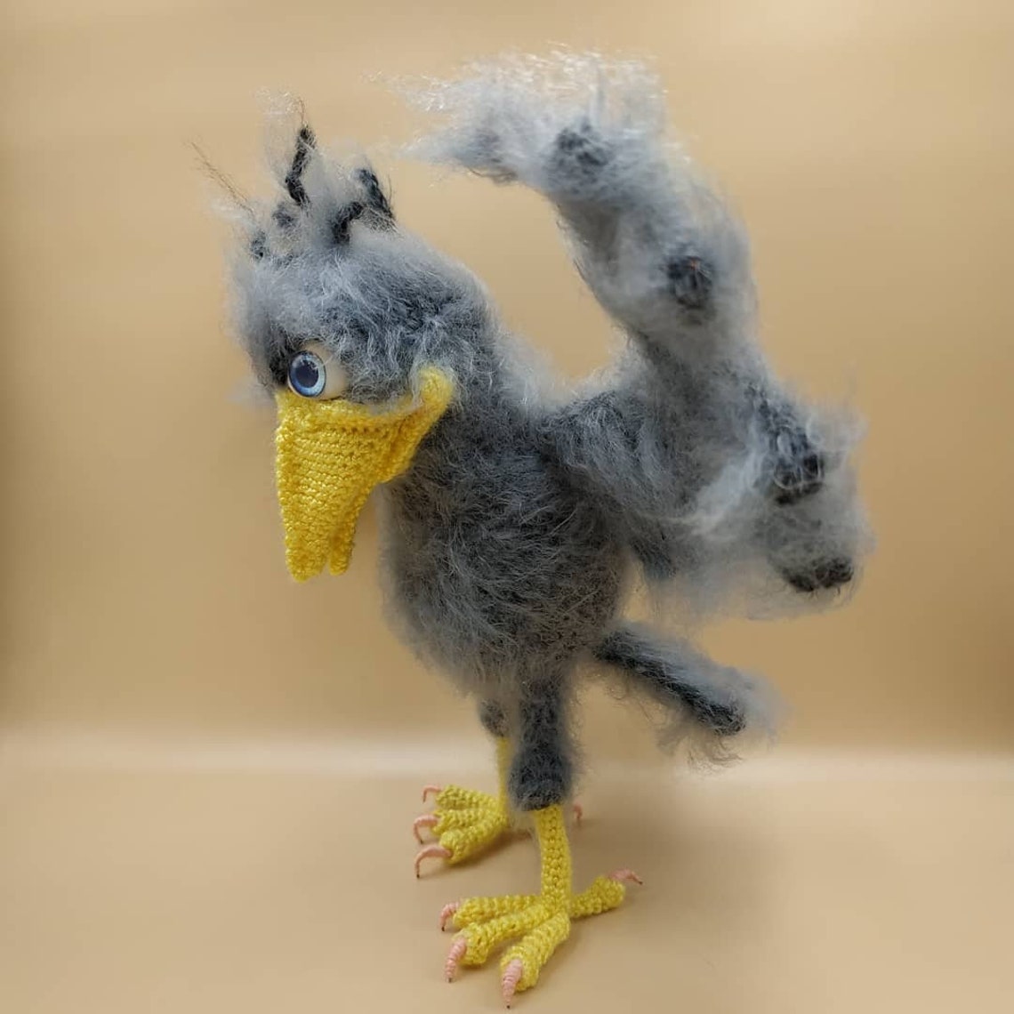 Crochet Crow PATTERN in English Tutorial PDF Raven Crochet DIY - Etsy