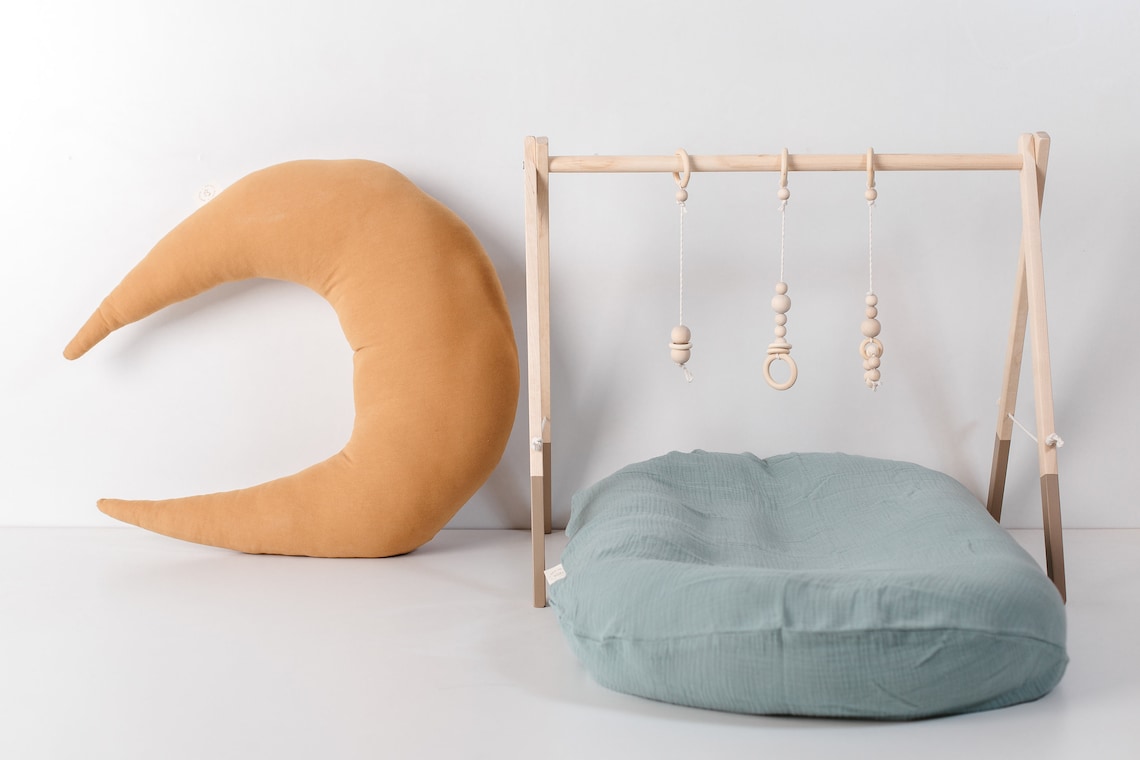 Moon Shape Nursing Baby Pillow With a Zipper Breastfeeding - Etsy