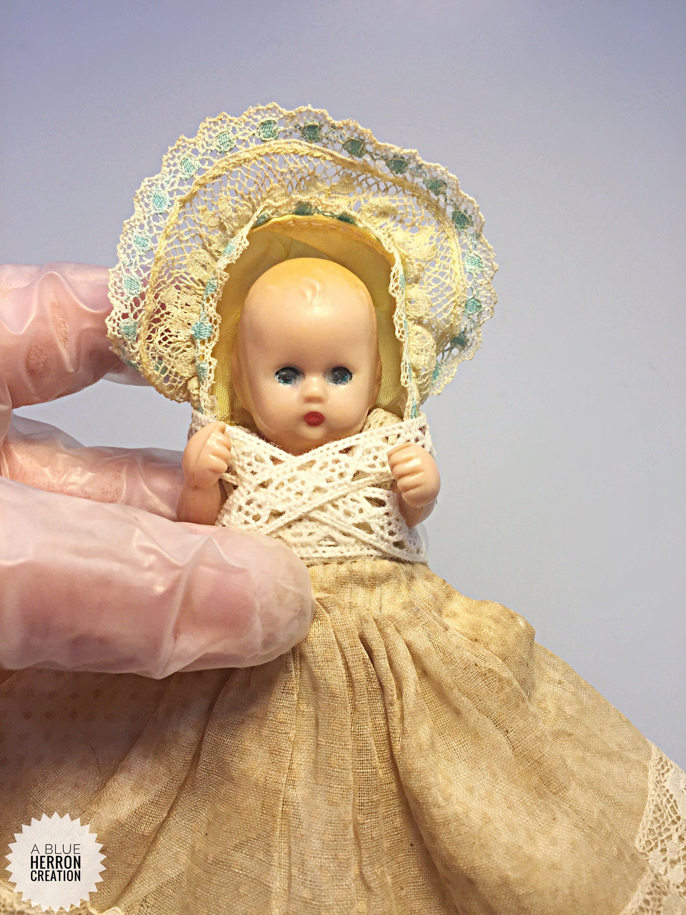 Vintage Nancy Ann Storybook Dolls Baby 1940s Closed Clenched | Etsy