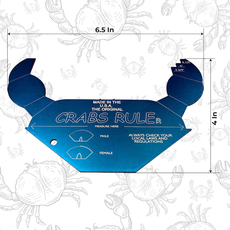 The Coolest Crab Gauge Ever - Etsy