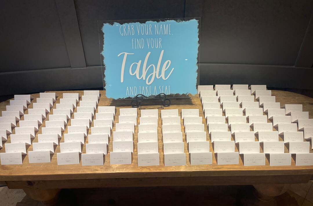 Grab Your Name Find Your Table SVG - Etsy
