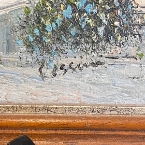 Old and Rare Oil Painting on Canvas After Romano Rossini Mediterranean ...