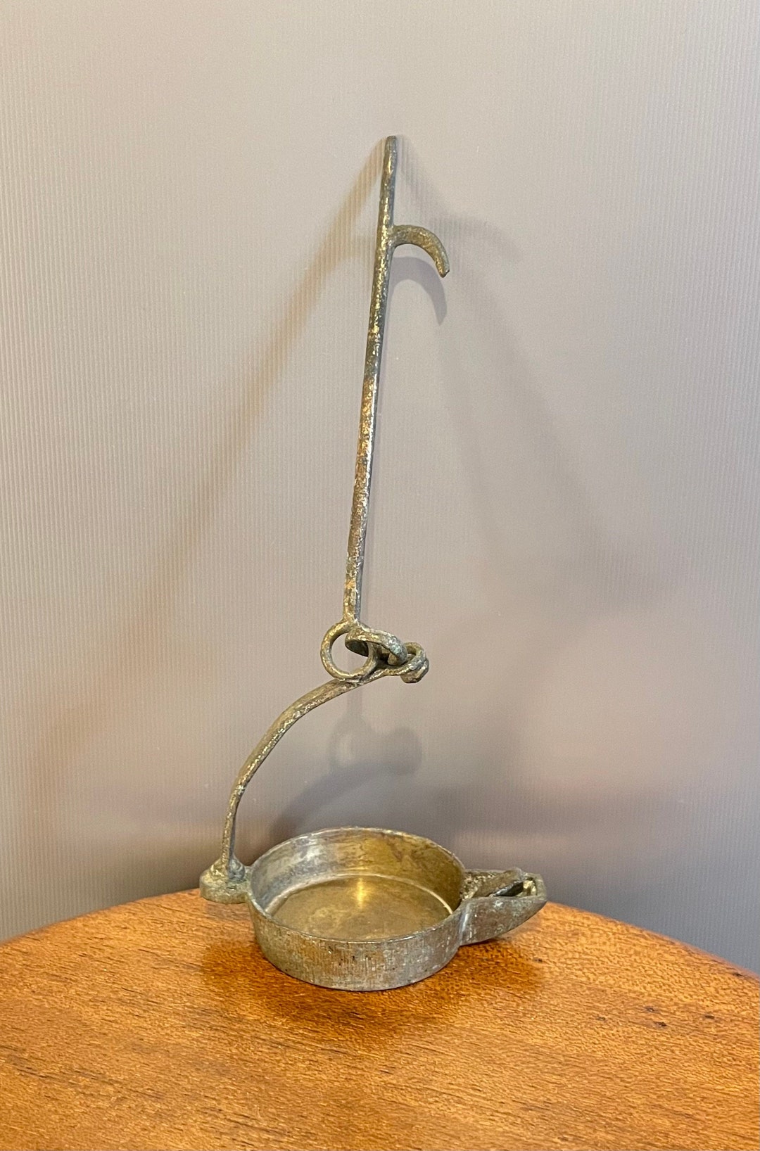 Old and Rare Small Brass Wall Oil Lamp - Etsy