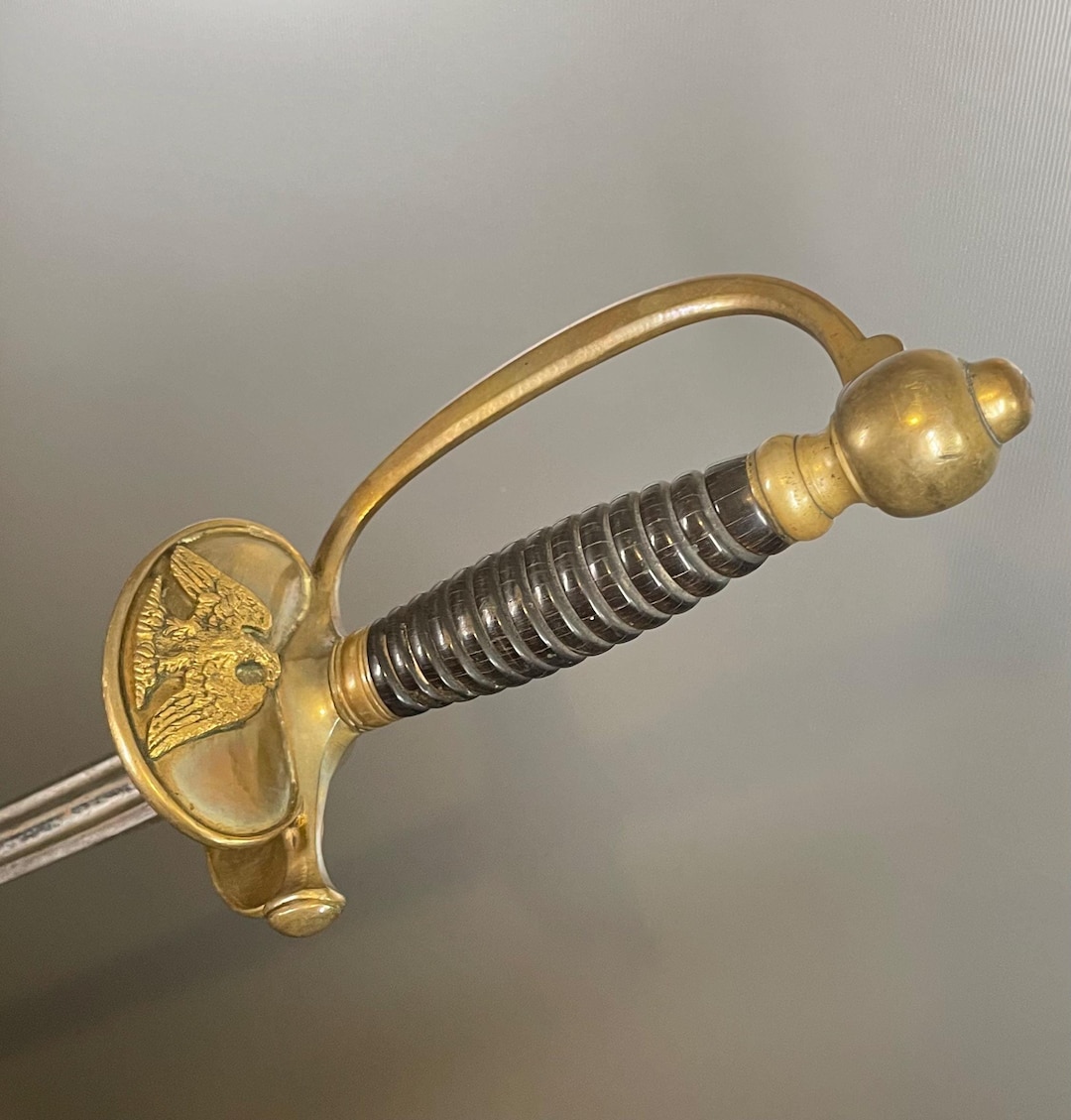 Antique and Rare French Keyboard Sword for a Junior Officer, Brass ...