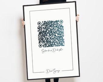 Qr Code Birthday Card - Etsy