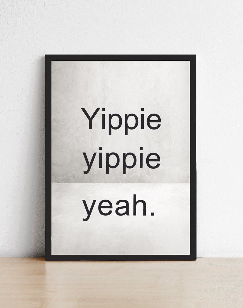 Poster "Yippie, yippie, yeah" Bild Motivation Teenager, Jugendliche in ...