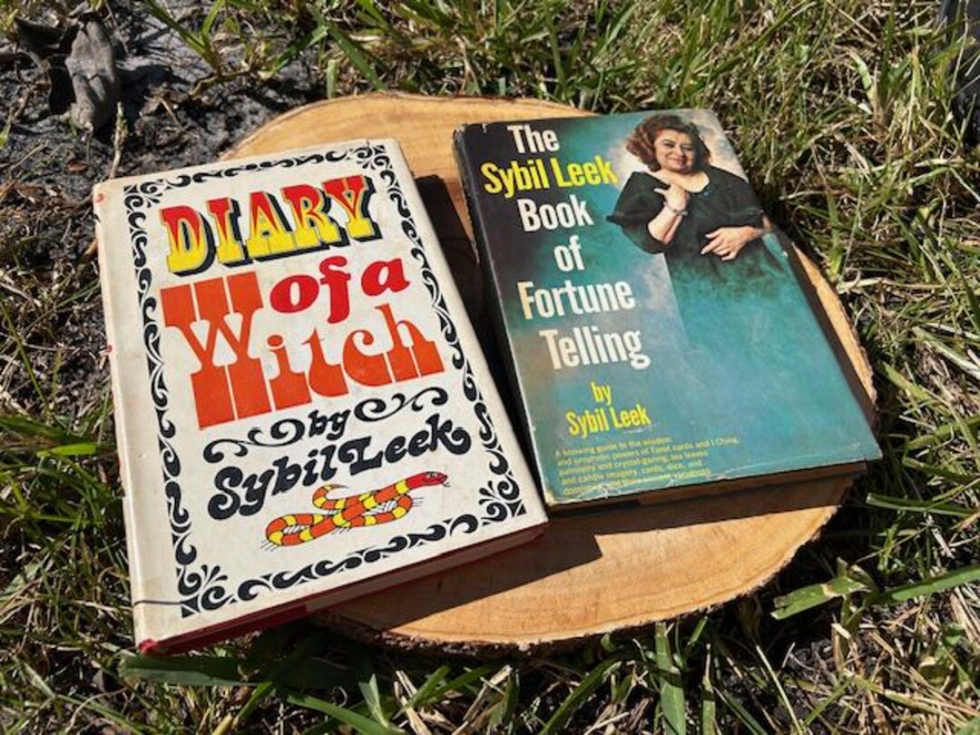 Vintage 1960s Sybil Leek Witchcraft Books (set of 2): Diary of a Witch ...