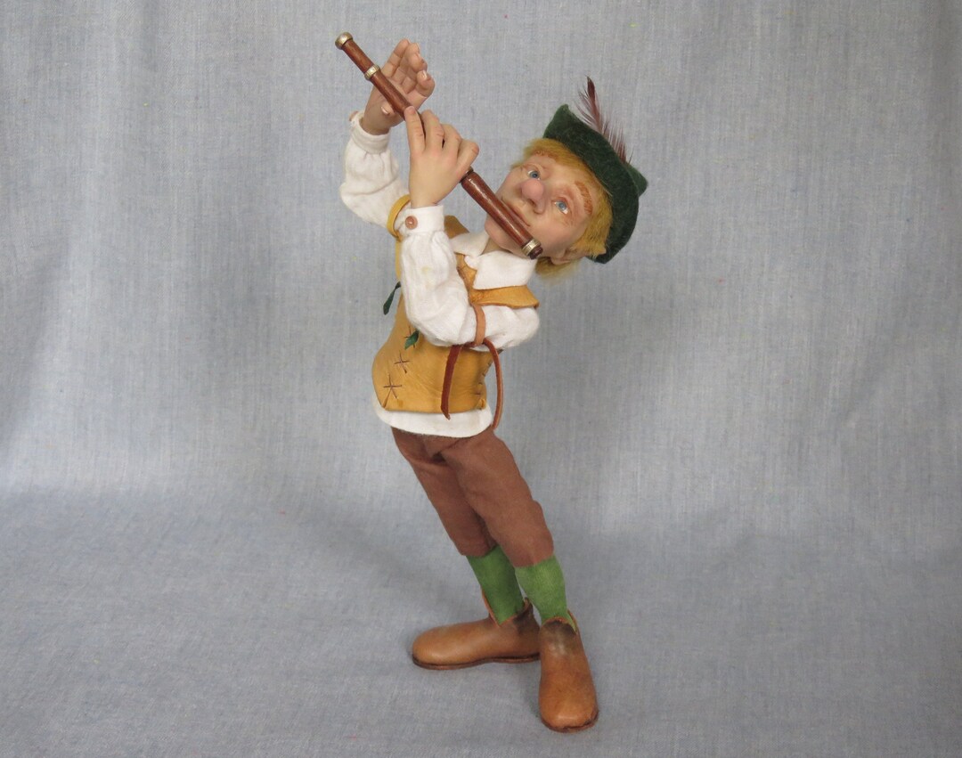 Enda the Flute-playing Elf OOAK Polymer Clay Fairy Art Doll - Etsy