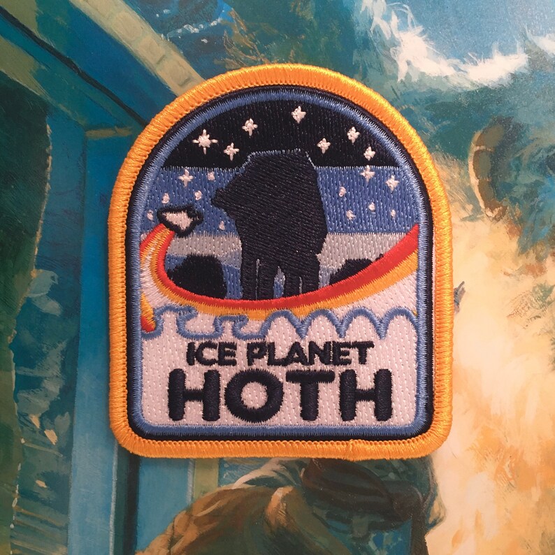 Battle of Hoth Mission Embroidered Patch Star Wars Accessory - Etsy