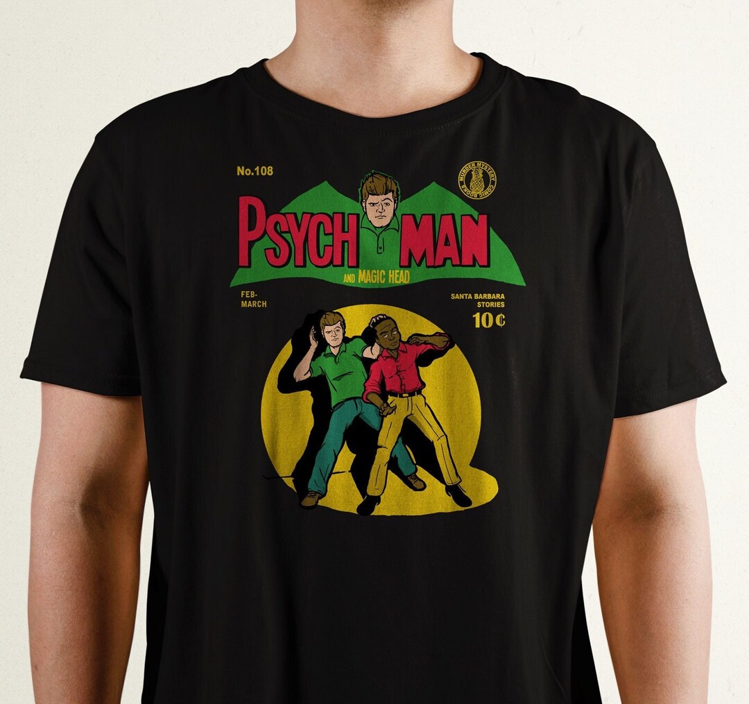 Psych Man Shirt | Psych Apparel - Etsy