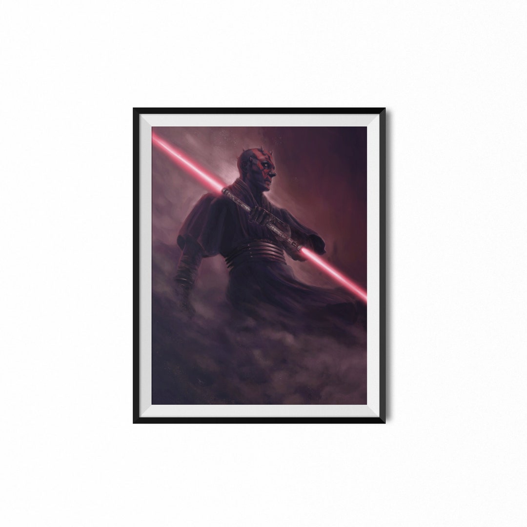 The Phantom Print | Star Wars Art - Etsy