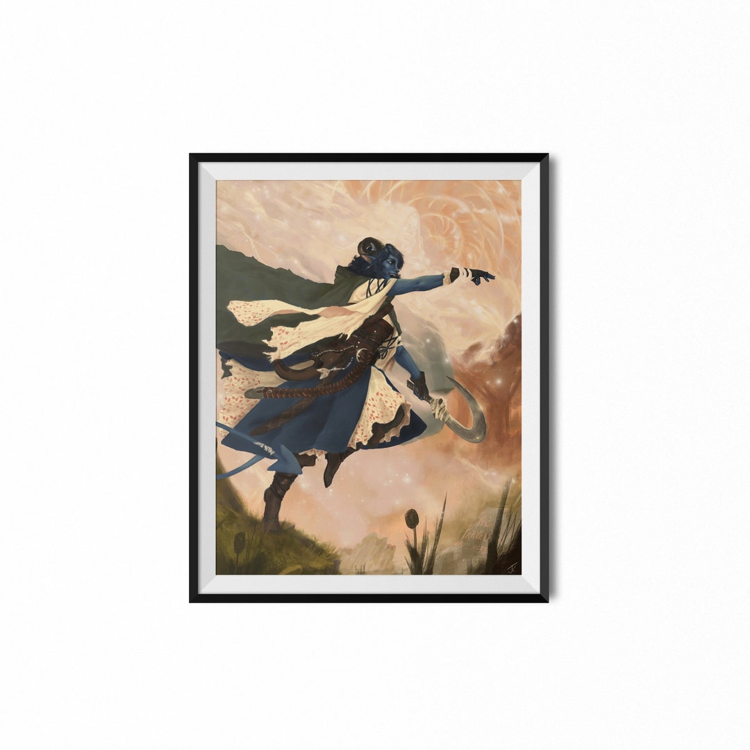 I Cast Spiritual Weapon Print | Critical Role Art - Etsy