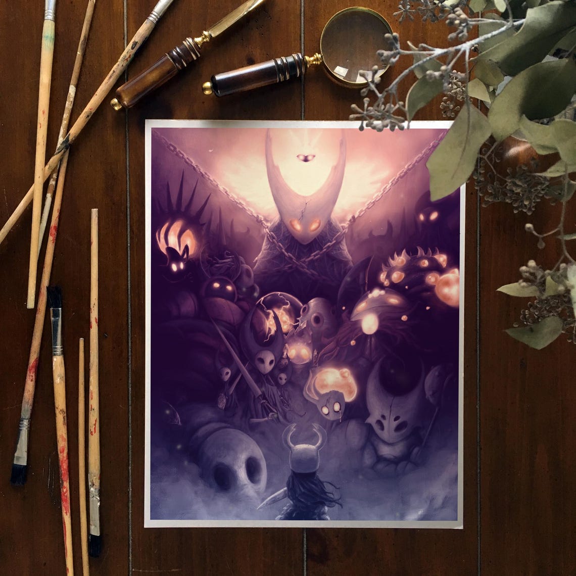 Horde of the Hallownest Print | Hollow Knight Art - Etsy