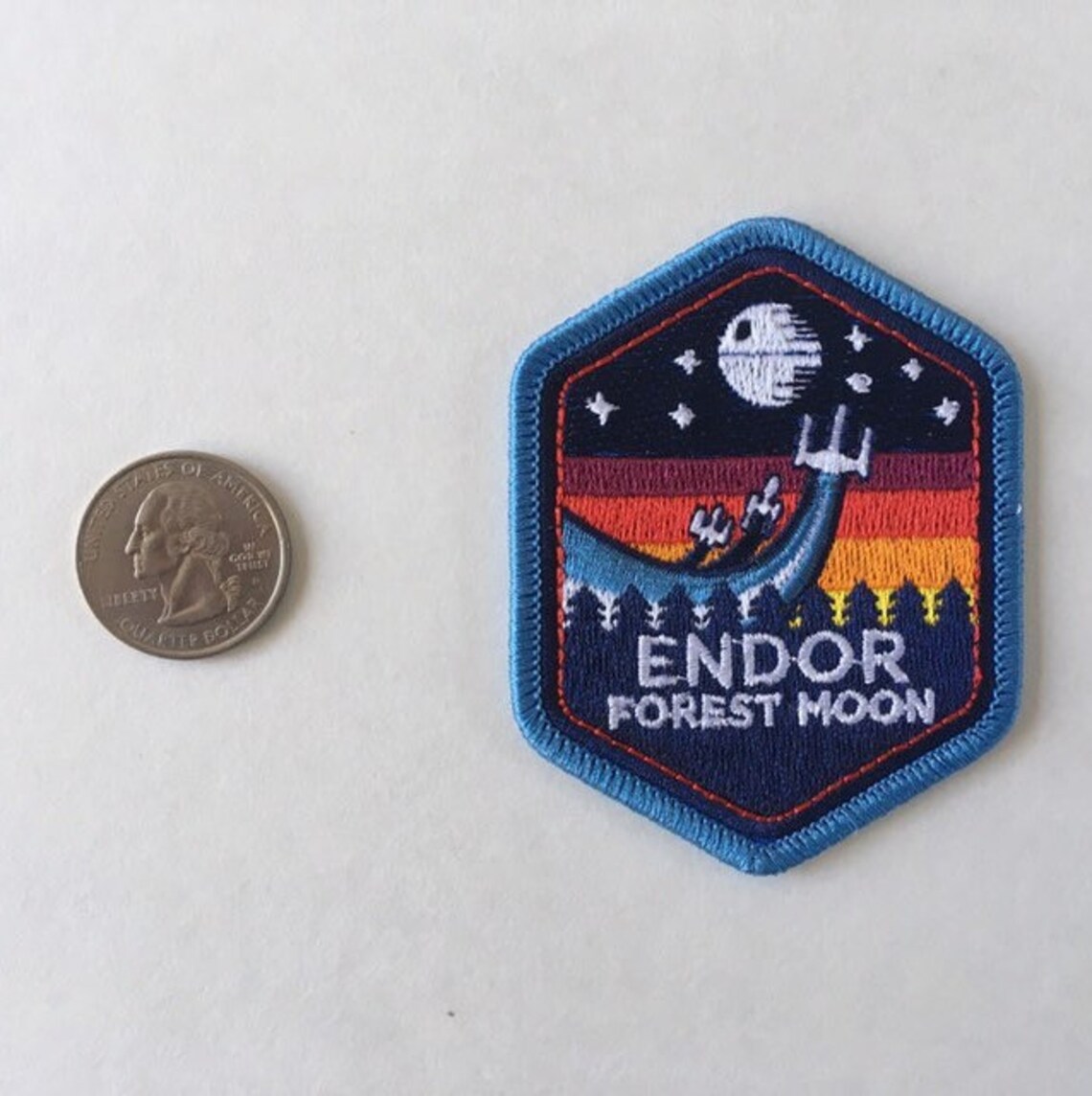 Battle of Endor Mission Embroidered Patch Star Wars - Etsy