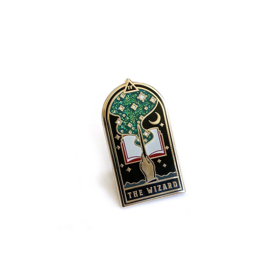 The Wizard Enamel Pin | Dungeons and Dragons Accessory - Etsy