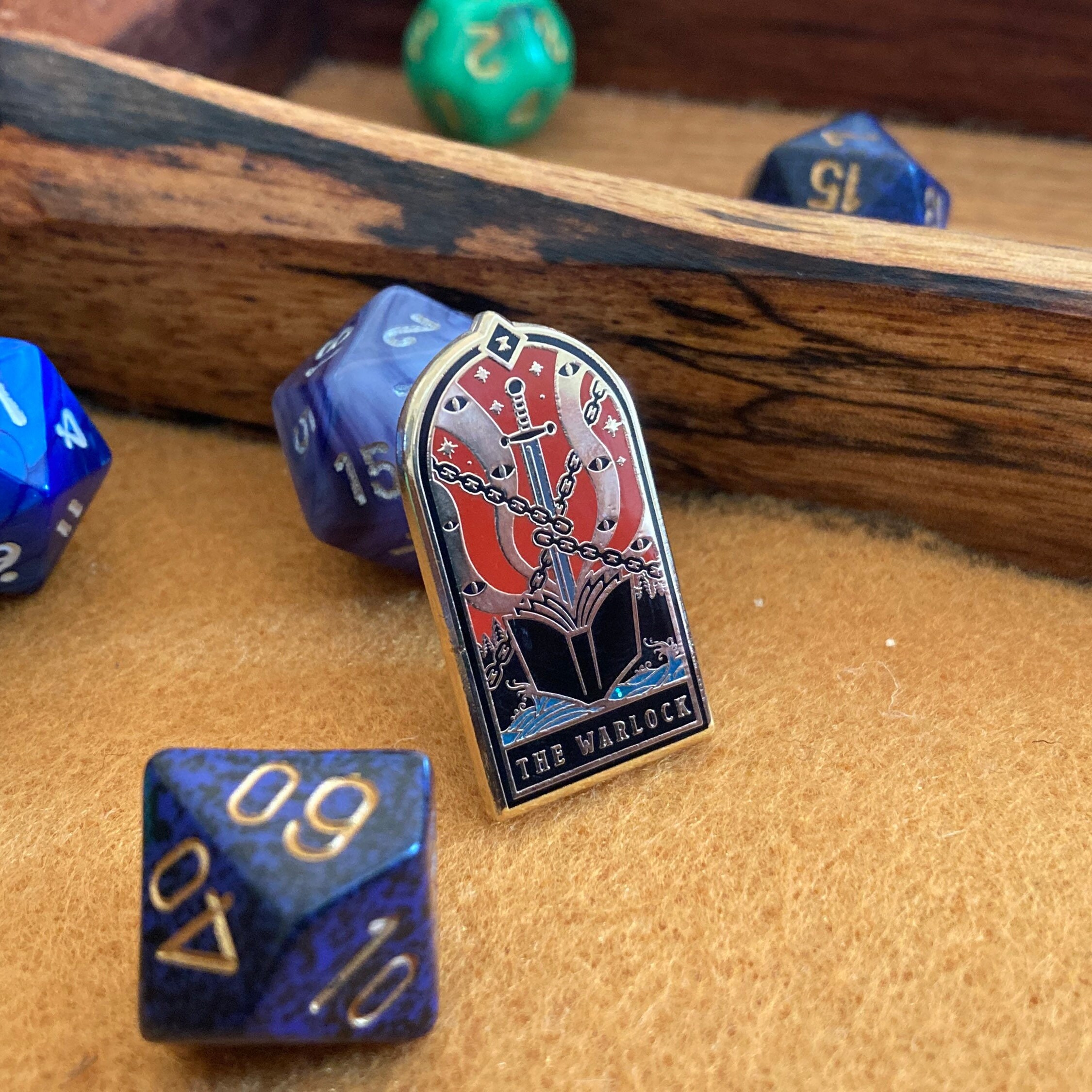 The Warlock Enamel Pin Dungeons and Dragons Accessory - Etsy