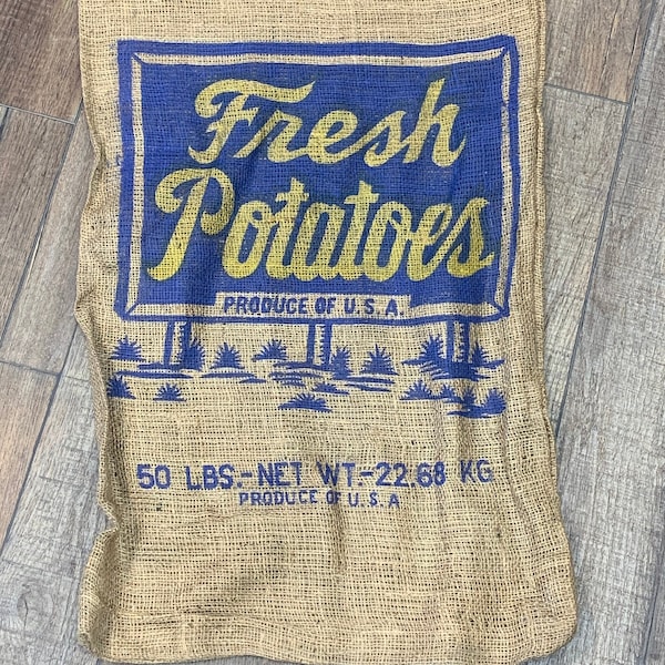 Potato Sack - Etsy