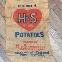 Potato Sack - Etsy