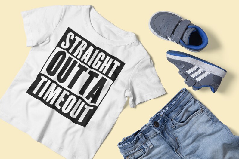 Straight Outta Timeout / Toddler Shirt / Graphic Tee / Infant Shirt ...