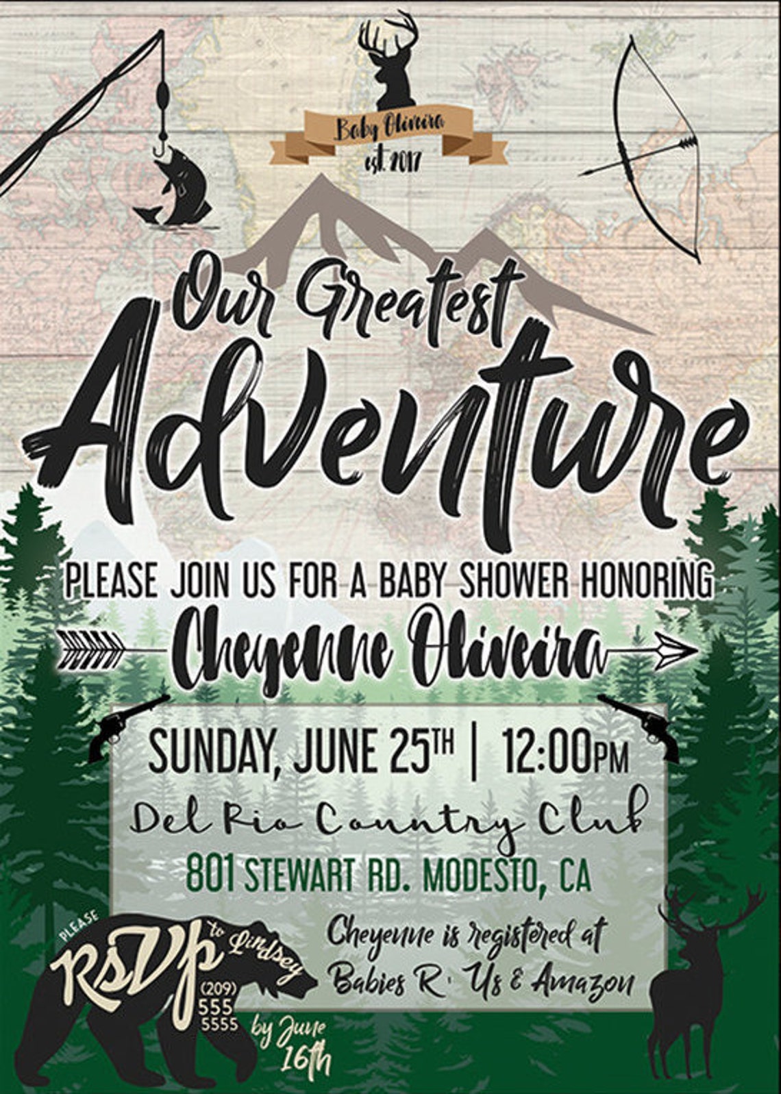 Our Greatest Adventure Baby Shower Invitation Adventure Baby Shower ... Our Greatest Adventure Baby Shower Invitation Adventure Baby Shower ...
