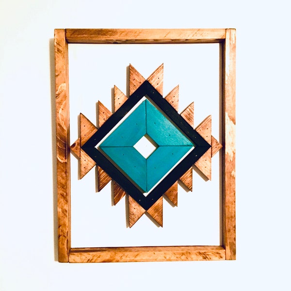 Aztec Wood Sign - Etsy
