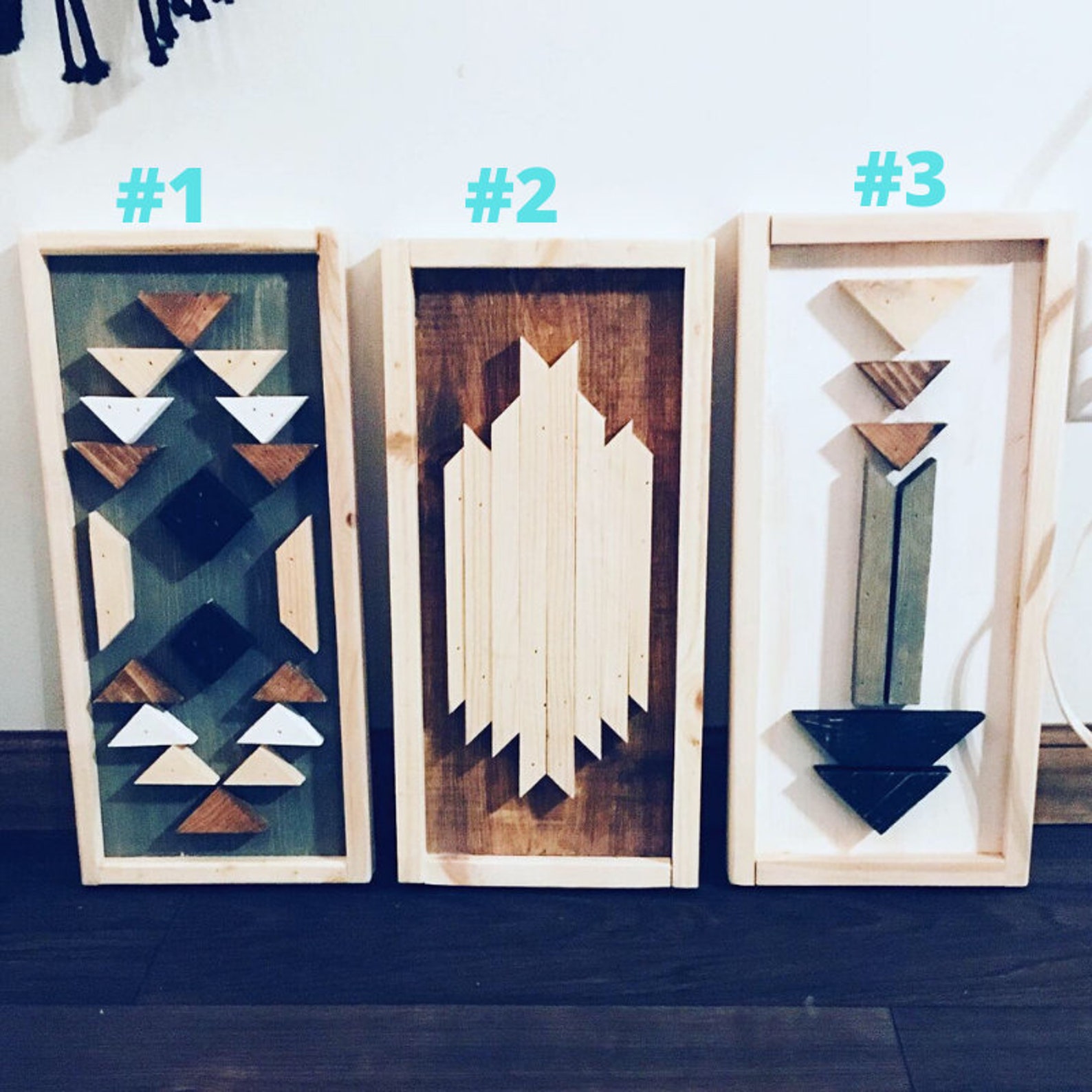 Aztec Wood Wall Decor - Etsy