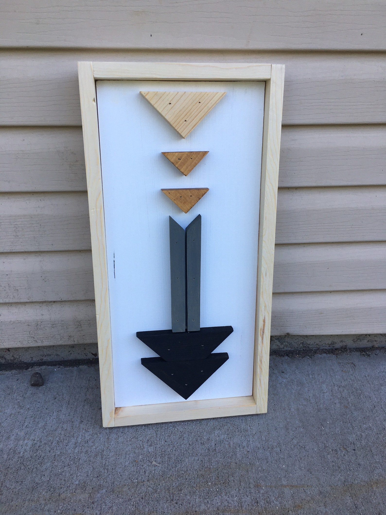 Aztec Wood Wall Decor - Etsy