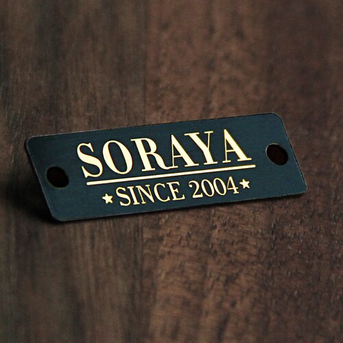 Hand Stamped Metal Labels Custom Personalized Tags - Etsy